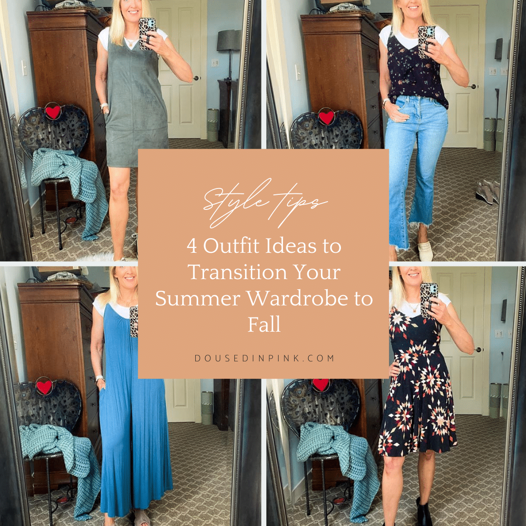 4 Ways to Transition Your Summer Clothes to Fall - doused in pink